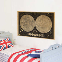 Vintage Moon Map Poster – Things Of The Stars