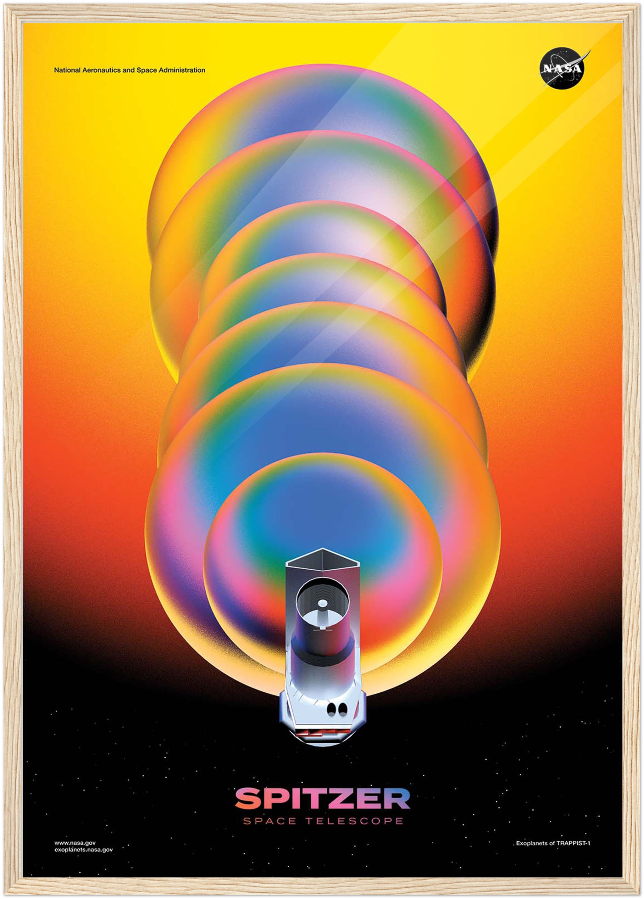 Pitzer Space Telescope NASA Poster – Things Of The Stars